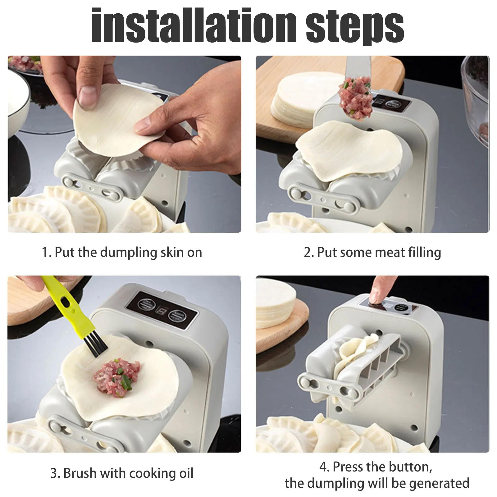 Automatic Electric Dumpling Maker – Kitchen Staples Plus