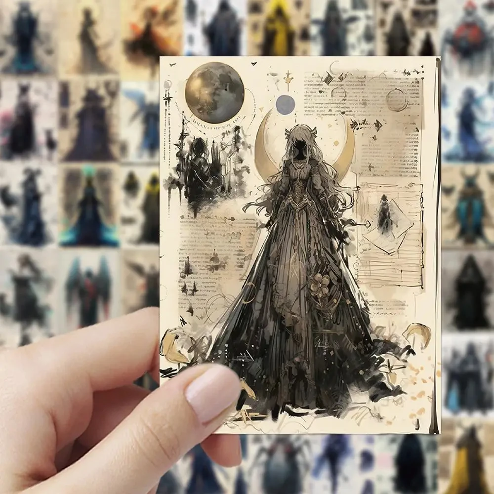 60Pcs-Set-Magical-Character-Stickers-DND-COC-Style-Design-Character ...