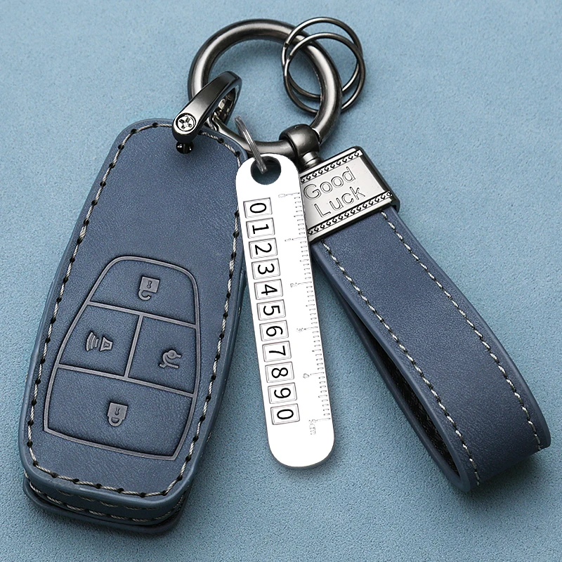 New-Car-Remote-Key-Case-Cover-Protect-Shell-Bag-For-BAIC-X7-BJ40-Senova ...