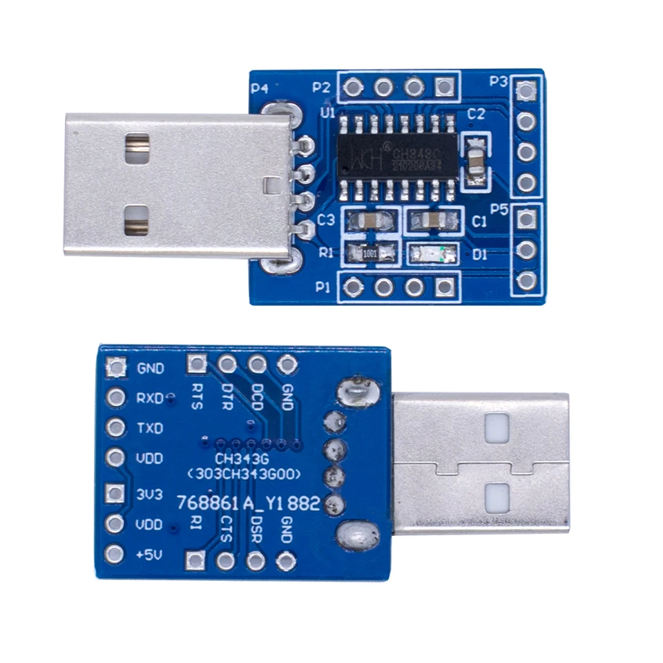 Usb To Serial USB To TTL Serial Adapter For CH343G Chip USB To UART TTL Serial Converter Modul ...