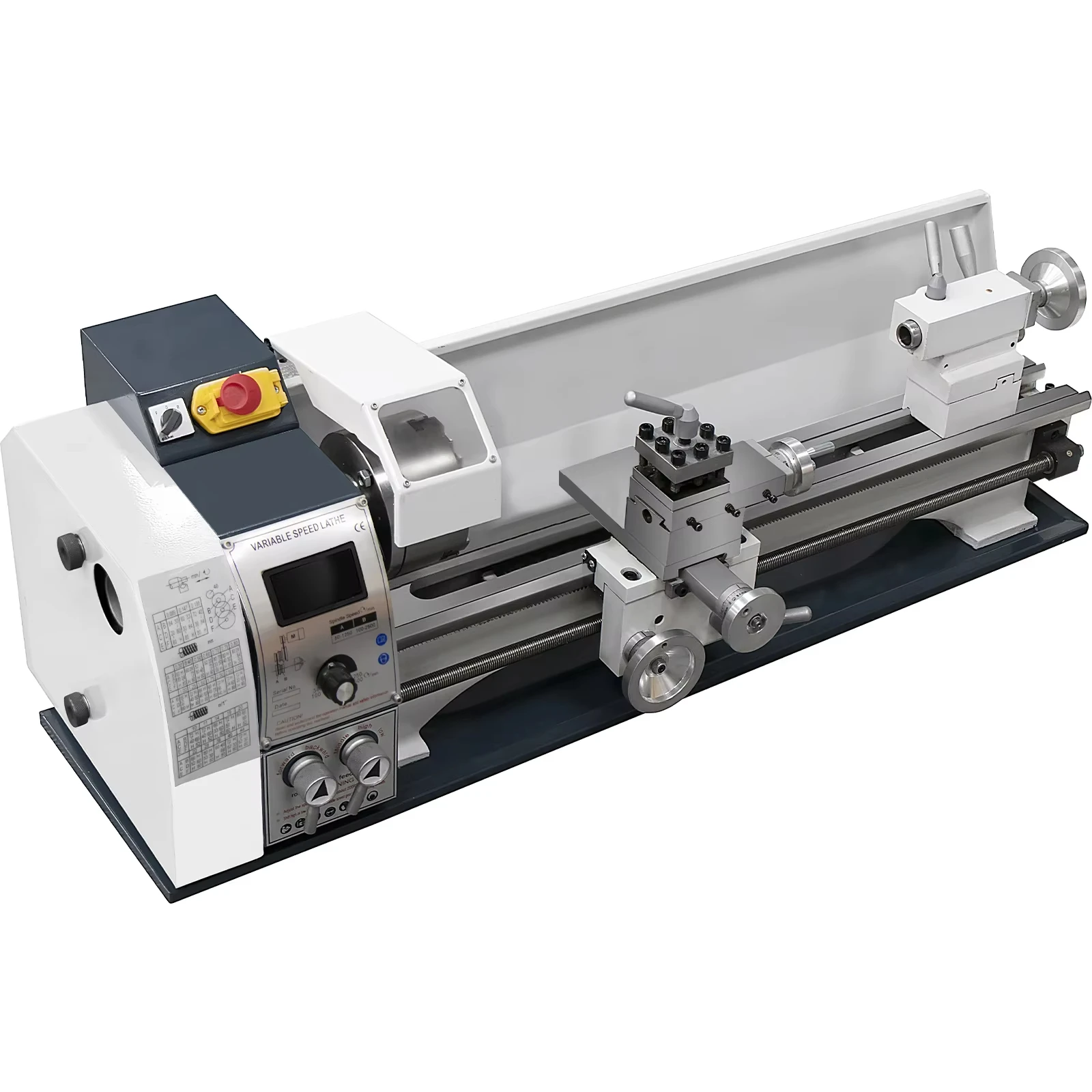 VEVOR Mini Metal Lathe Metal Mini Lathe Brushless Brushed Variable ...
