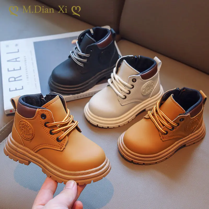 Kids-Leather-Boots-Boys-Shoes-Spring-Autumn-Children-Boots-Fashion ...