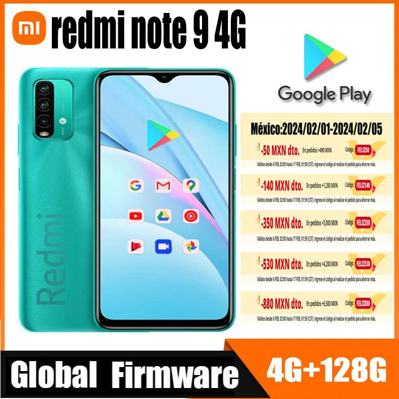 Xiaomi-Smartphone-Redmi-Note-9-Original-4G-Redmi-9T-versi-n-Global ...