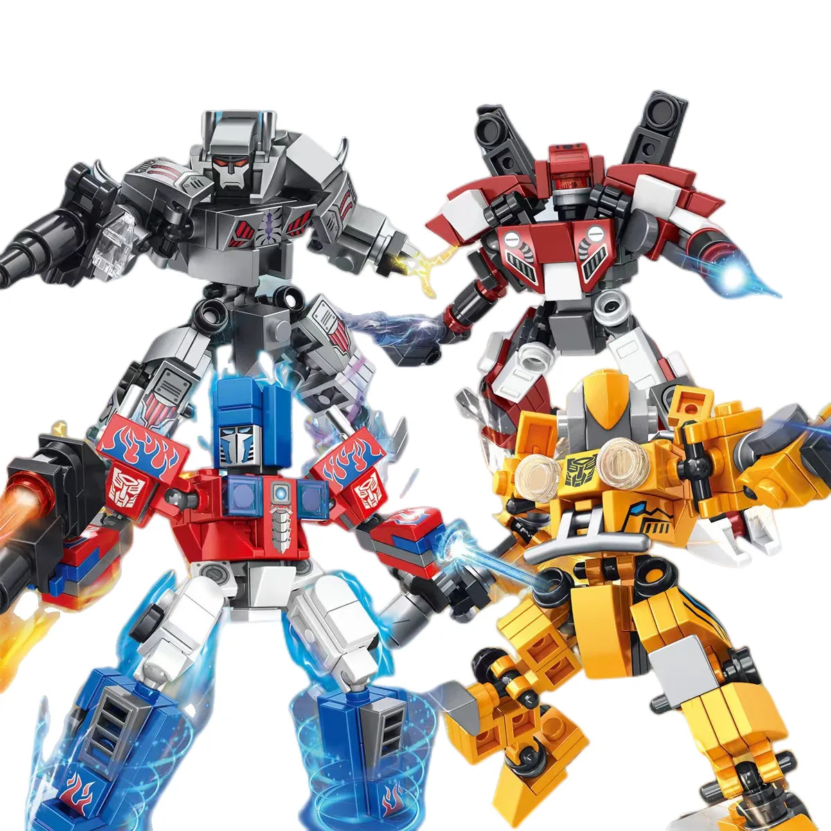 Cartoon-Transformeres-Robot-Optimus-Mecha-Building-Block-Model-Sets ...