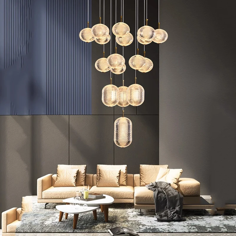 Modern-home-decor-led-lights-pendant-light-lamps-forstaircase ...