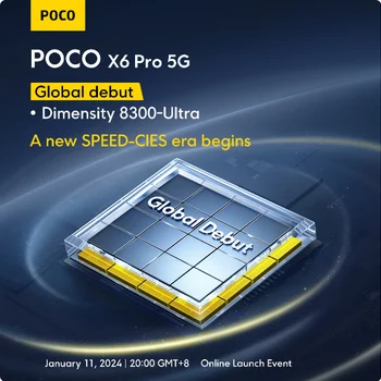 Global Version POCO X6 Pro 5G Smartphone 6.67" CrystalRes 1.5K Flow ...