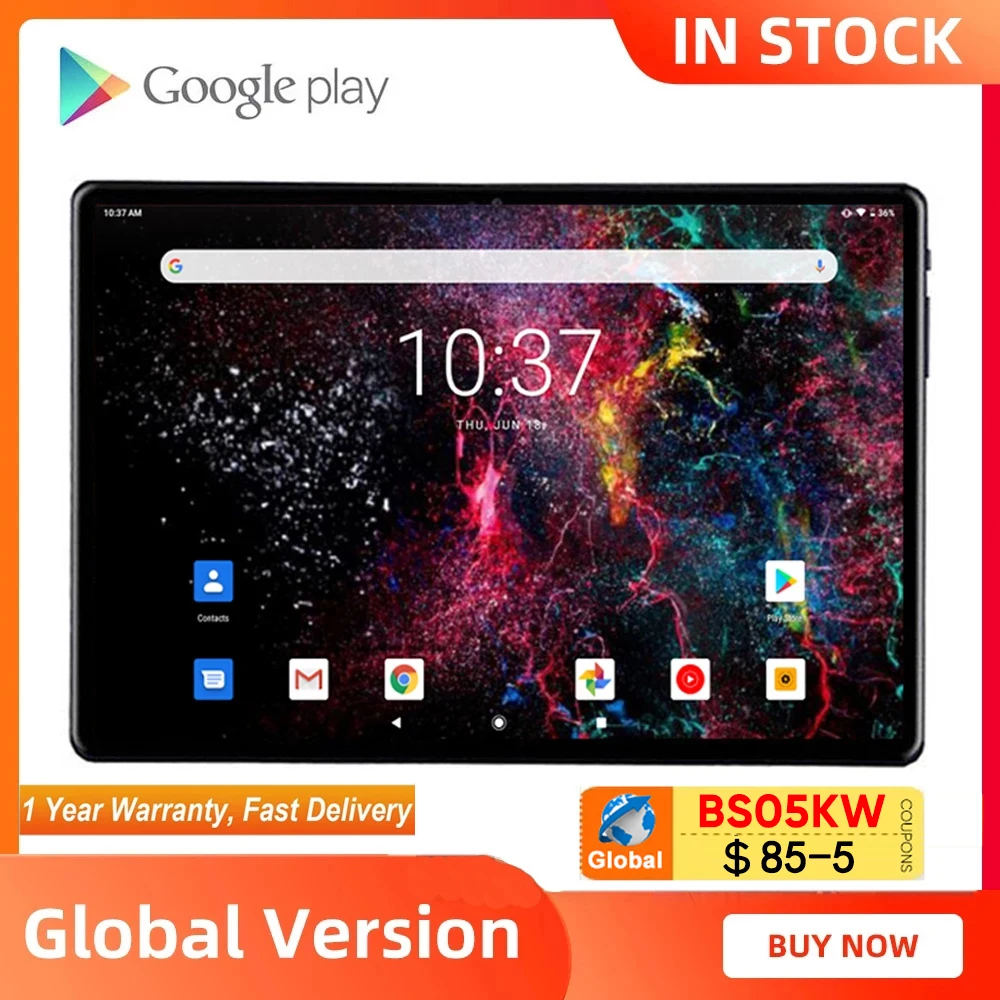 Nova versão do google android 10.0 os 10 polegada tablet duplo sim ...