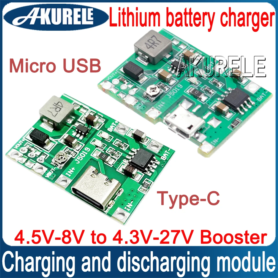 3-7V-Output-5V-9V-12V-24V-2A-Charging-discharging-module-18650-Lithium ...