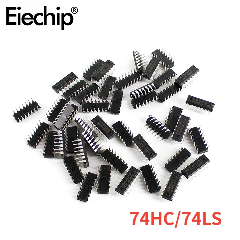 WieshammKit-Circuit-int-gr-logique-IC-74HC-74LS-DIP-14-5-valeurs-puce ...