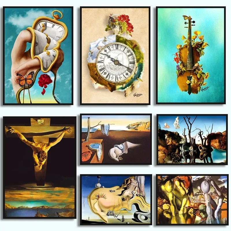 Diamond-Painting-Kits-Surrealism-Famous-Artwork-By-Salvador-Dali-Cross ...