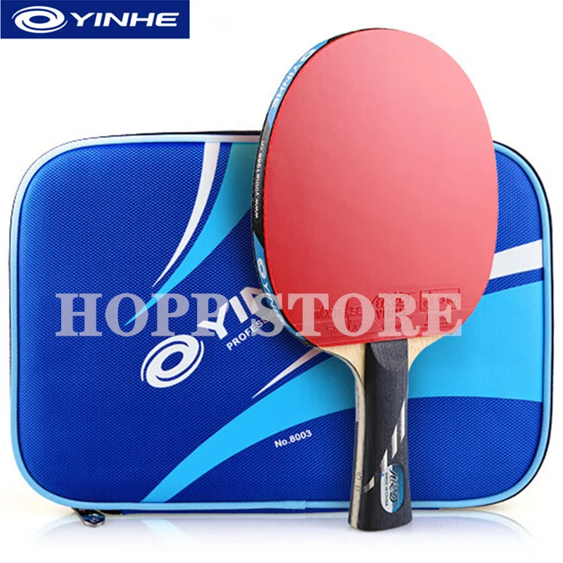 YINHE-10-Star-Racket-Galaxy-5-wood-2-carbon-OFF-pips-in-rubber-table ...