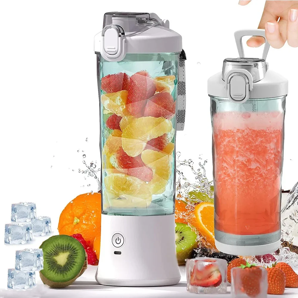 Portable-Blender-Juicer-Multifunctional-Usb-Charging-600ml-Electric ...
