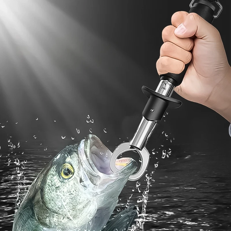 Stainless-Steel-Fishing-Gripper-Fish-Lip-Grip-Clamp-Grabber-Fishing ...