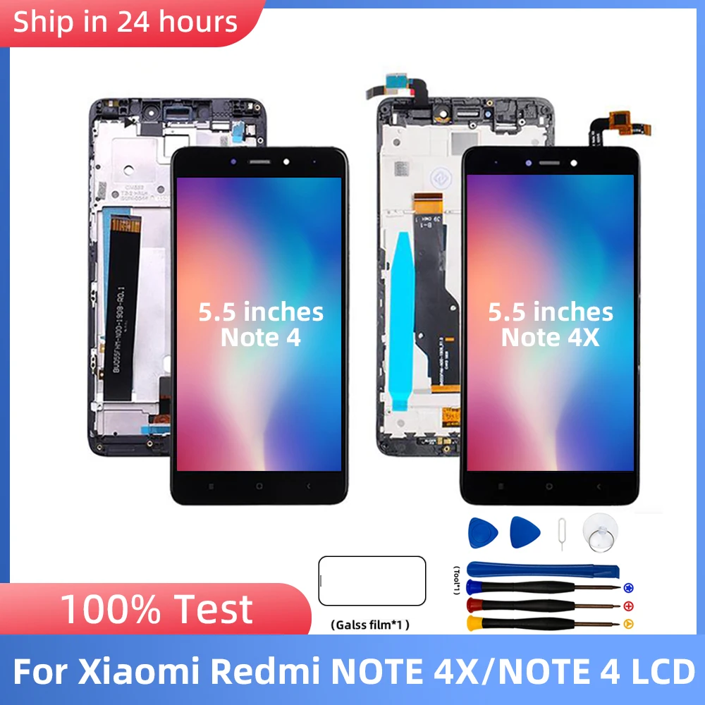LCD-Touch-Screen-digitalizador-para-Xiaomi-Redmi-Nota-4X-Montagem-de ...