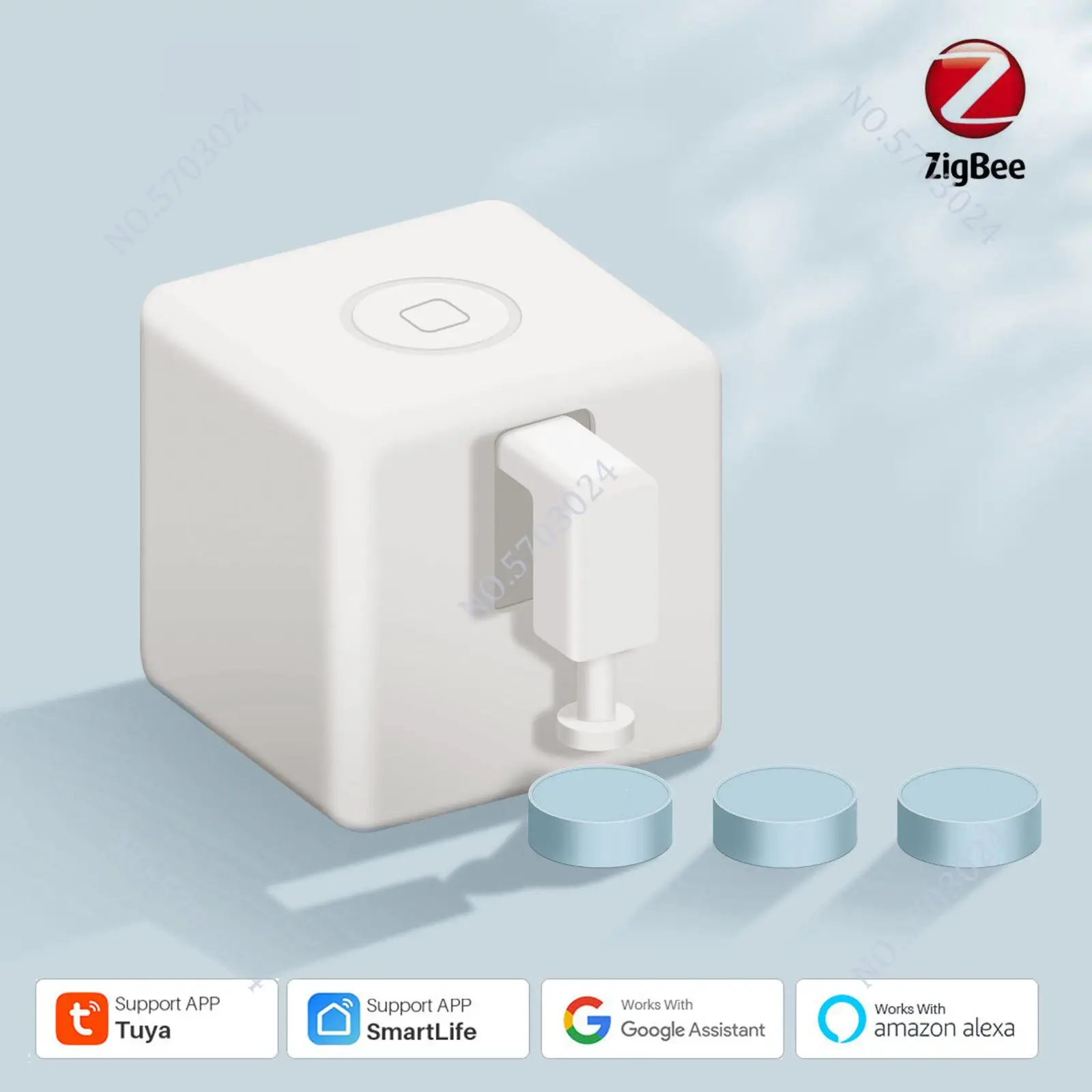 Zigbee 3.0 Fingerbot Plus Tuya Smart Life Fingerbot Switch Button Pusher Timer Voice Control ...
