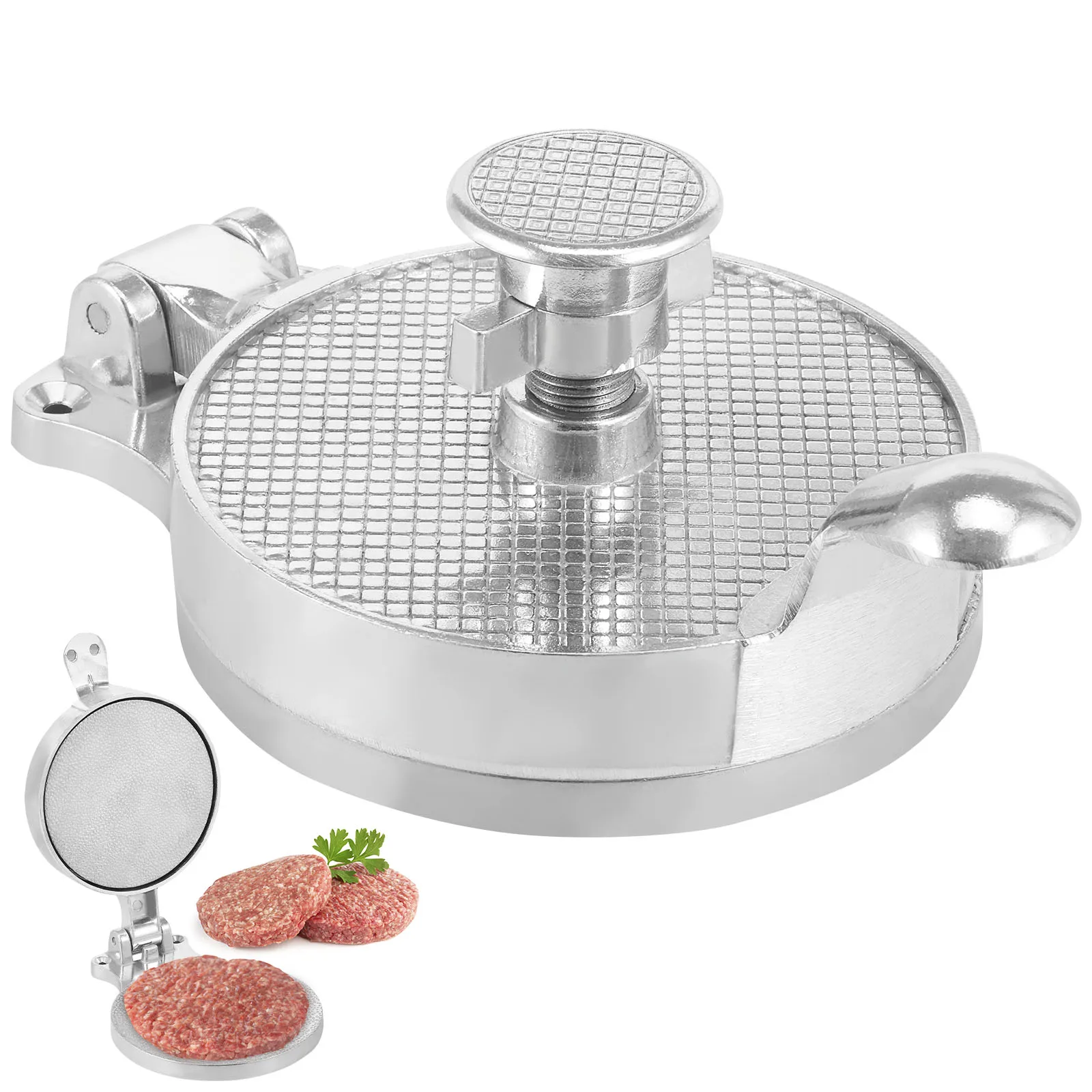 Aluminum Alloy Meat Patty Machine Adjustable Burger Press Manual Non ...