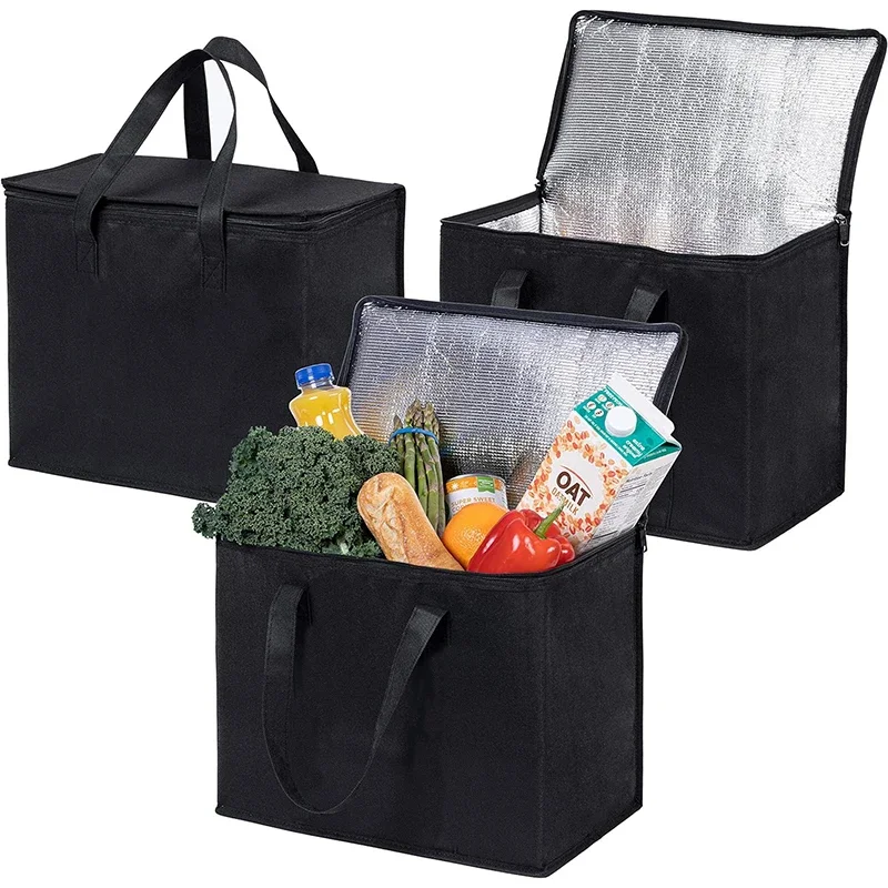 Waterproof Cooler Bag Picnic Insulated Lunch Box Foldable Ice Pack ...