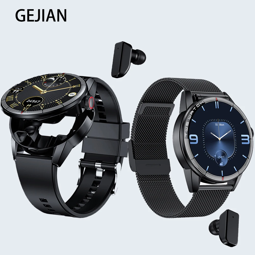 GEJIAN-R6-Headset-Smart-Watch-Two-In-One-X7-Upgrade-Version-Ultra-thin ...
