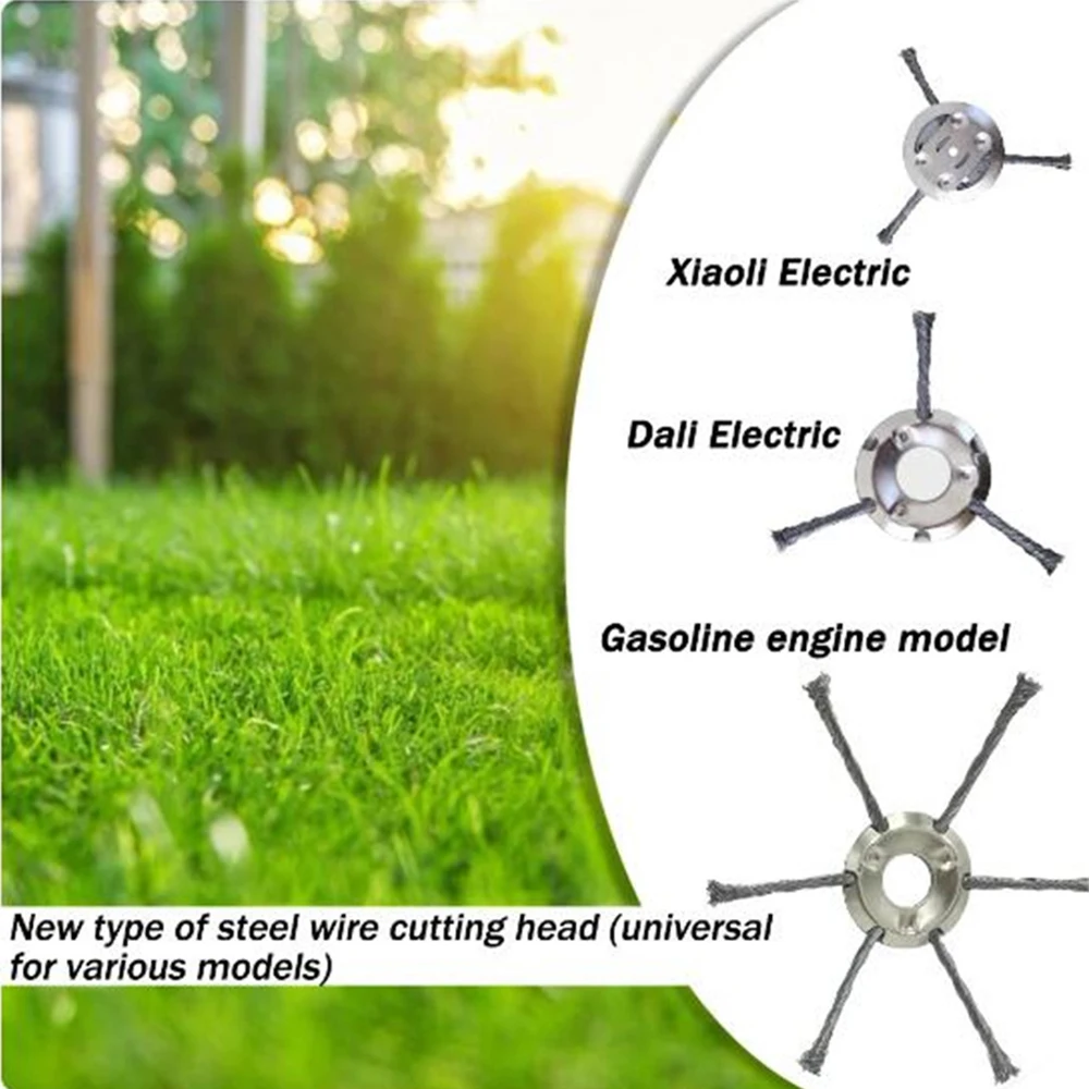 Steel-Wire-Trimmer-Head-Lawn-Mower-Brush-Cutter-Dust-Removal-Weeding ...