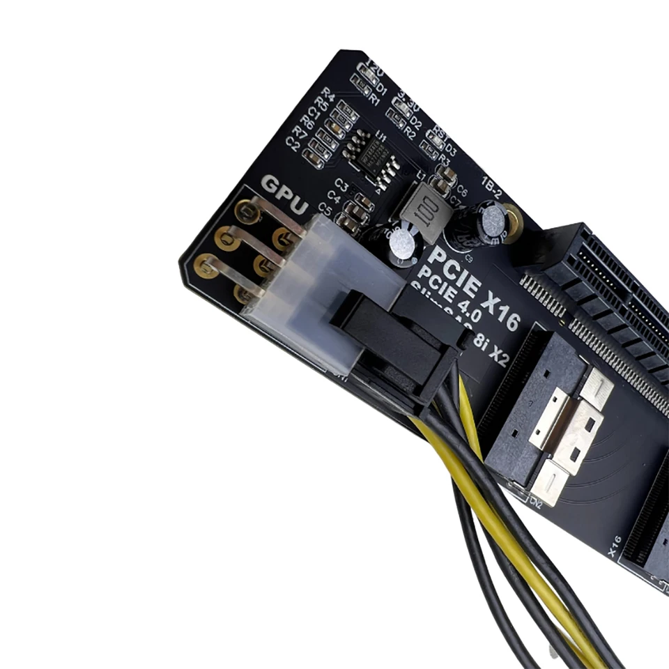 Optical FC Network Cards For PCI Express X16 SlimSAS 8i To PCIe 4.0 X16 ...