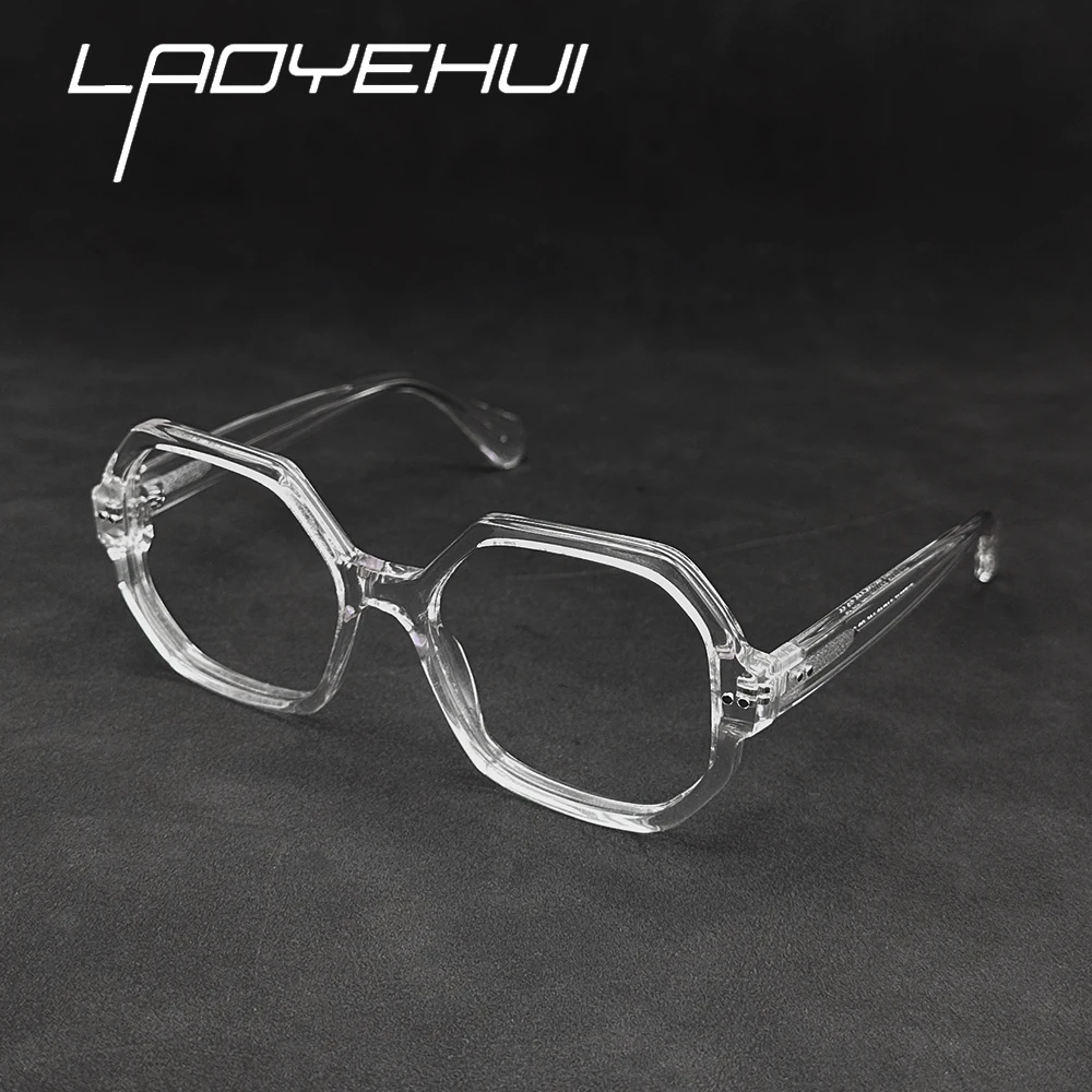 Round-Clear-Glasses-Frame-Men-Women-Luxury-Reading-Glasses-Myopia ...