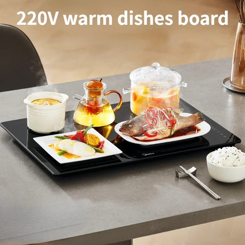 220V Warm Dishes Board Temperature Adjustable Anti Scalding Edge ...
