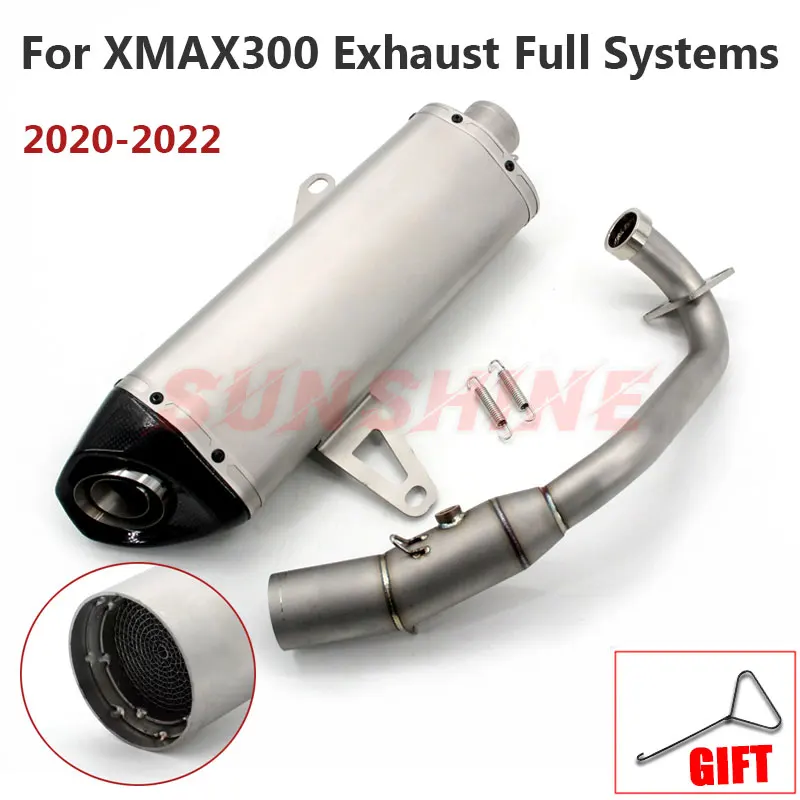 For-XMAX300-XMAX-250-2020-2021-2022-Full-Systems-Exhaust-Motorcycle ...