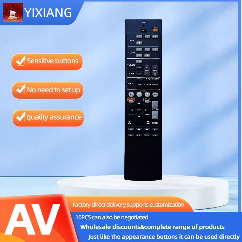 Remote Control for YAMAHA Audio/Video Receiver RAV523 ZJ66520 HTR-2067 ...