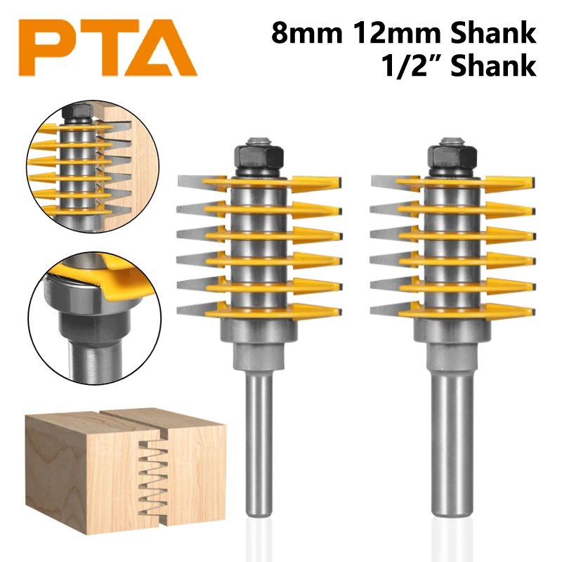 2-Teeth-47MM-1-7-8-Adjustable-Finger-Joint-Router-Bit-Woodworking ...