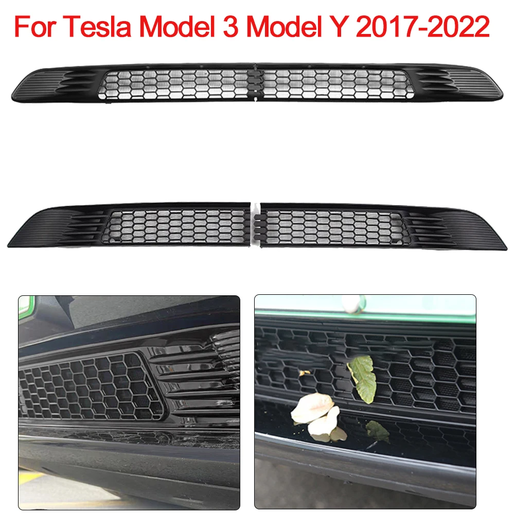 Car-Anti-insect-Front-Mesh-Grille-Mesh-for-Tesla-Model-3-Y-2017-2022 ...