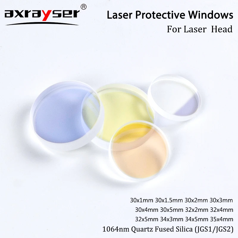 Axrayser-Laser-Protective-Windows-D30-35mm-Quartz-Fused-Silica-Laser ...