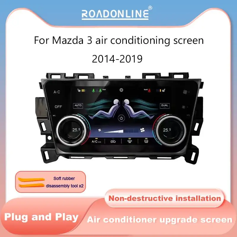 For-Mazda-3-air-conditioning-screen-2014-2019-AC-Panel-Touch-Stereo-Car ...