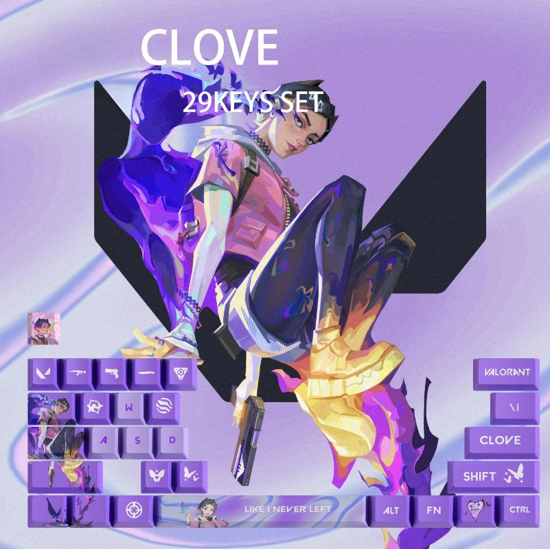 Valorant-Clove-OEM-ASA-Profile-Keycaps-PBT-14-29-119-Keys-Set-Esports ...