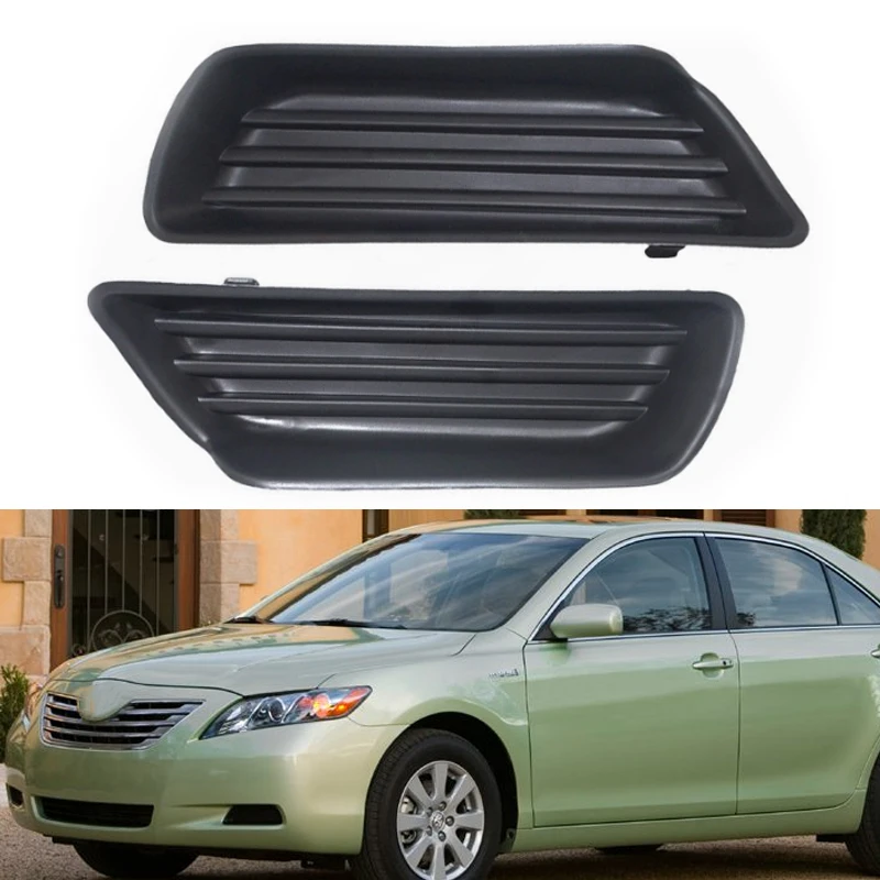 Front Bumper Fog Light Cover For Toyota Camry 2007 2008 2009 Black Hole ...
