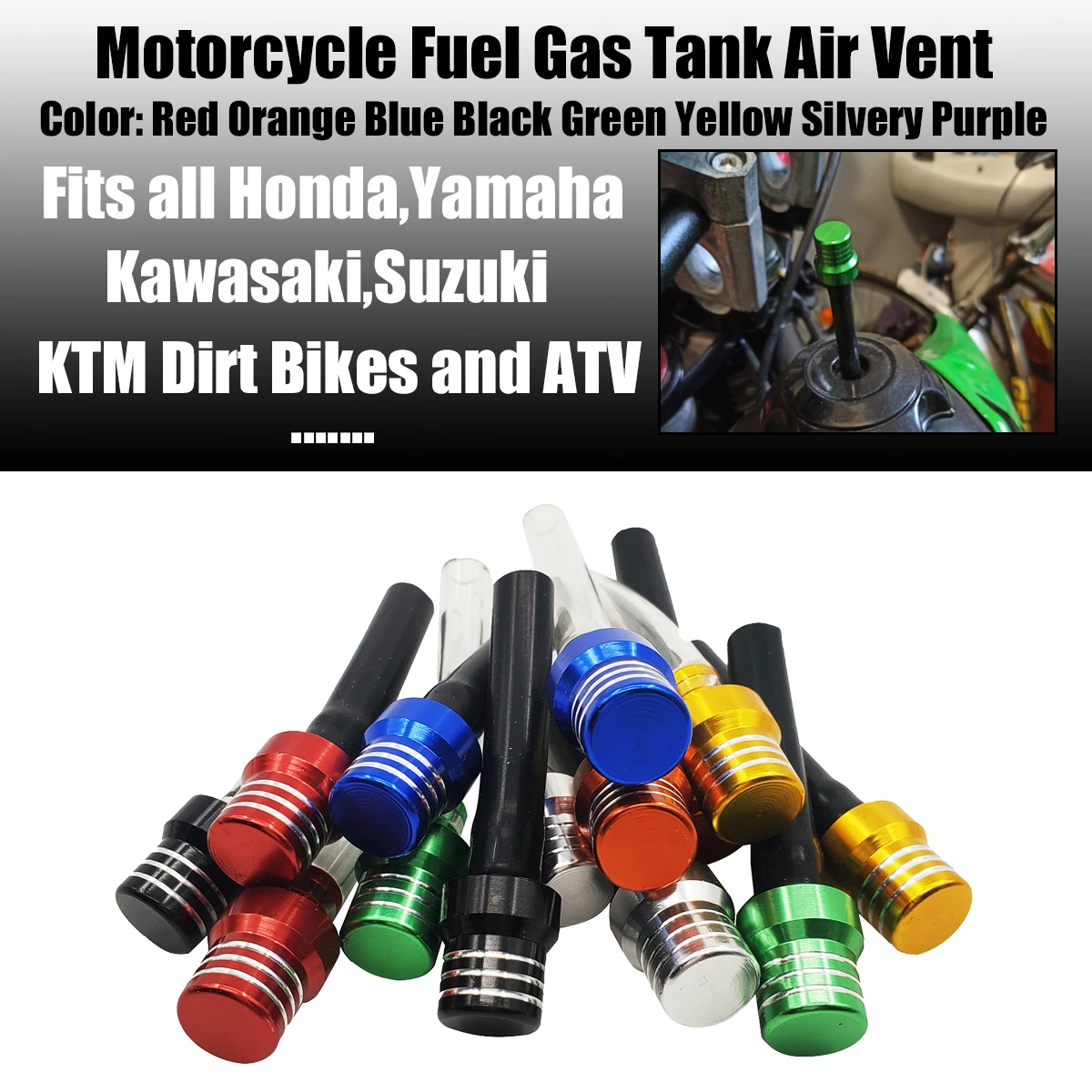 Motorcycle CNC Aluminum Fuel Tank Air Gas Cap Oil Vent For KTM SX SXF ...