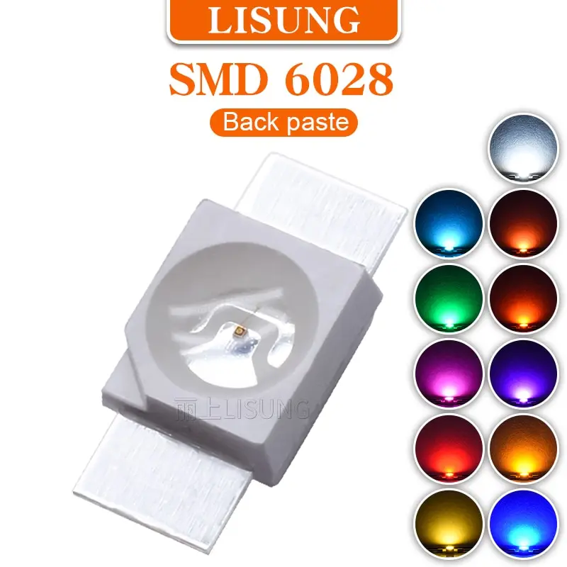 100pcs/bag Smd 6028 Smt 3528 Led Counterpost Led Emitting Diode Chip ...