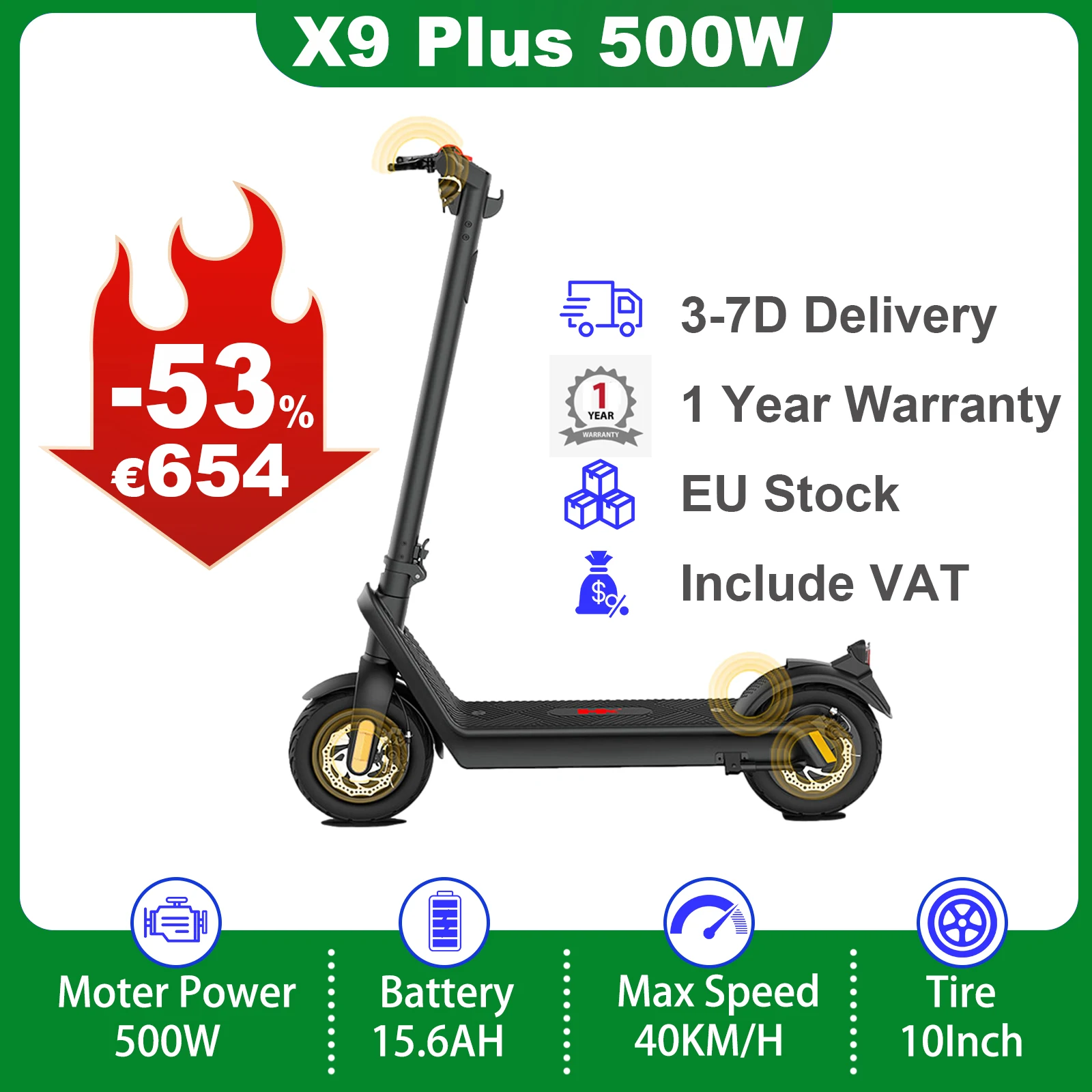 X9-Plus-850W-Output-Electric-Scooter-40KM-H-10-Inch-Smart-Electric-Kick ...