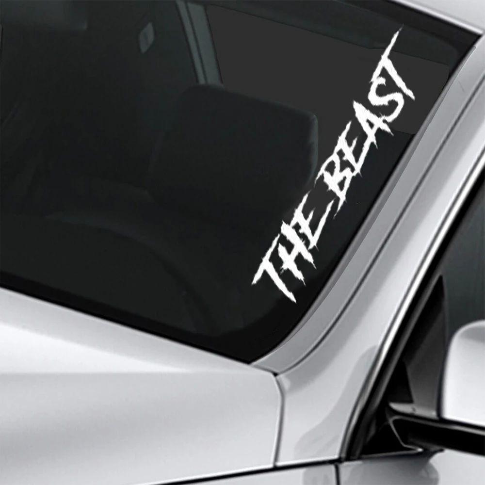 56cm THE BEAST Windshield DECAL Sticker DIESEL TRUCK JDM Car Boost ...