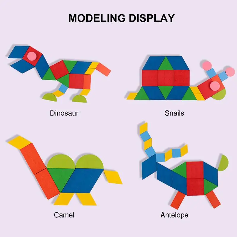 Dino Pattern Block Designs