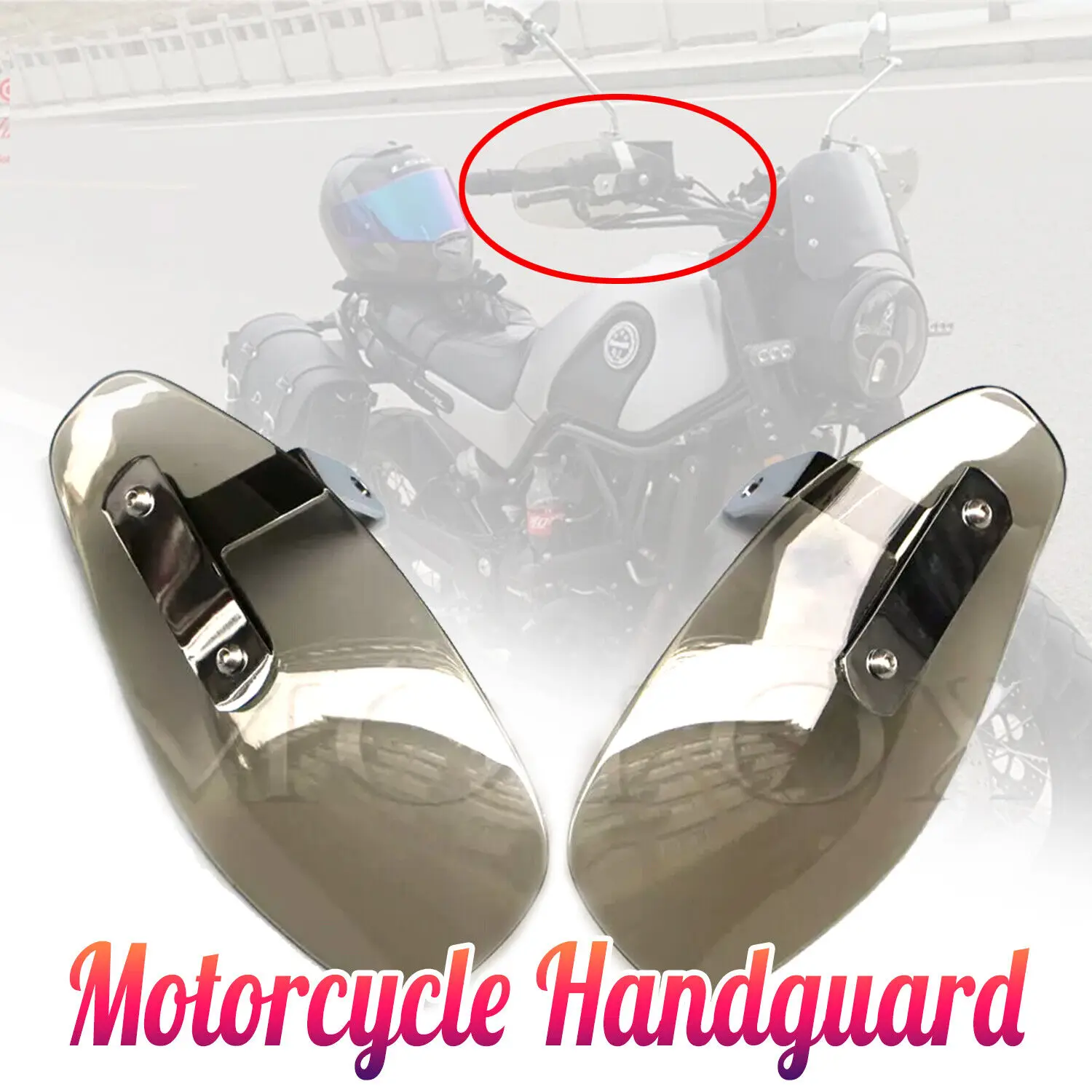 Fit-For-Street-Bike-Bicycle-E-Bike-Motorcycle-Hand-Guards-Protector ...