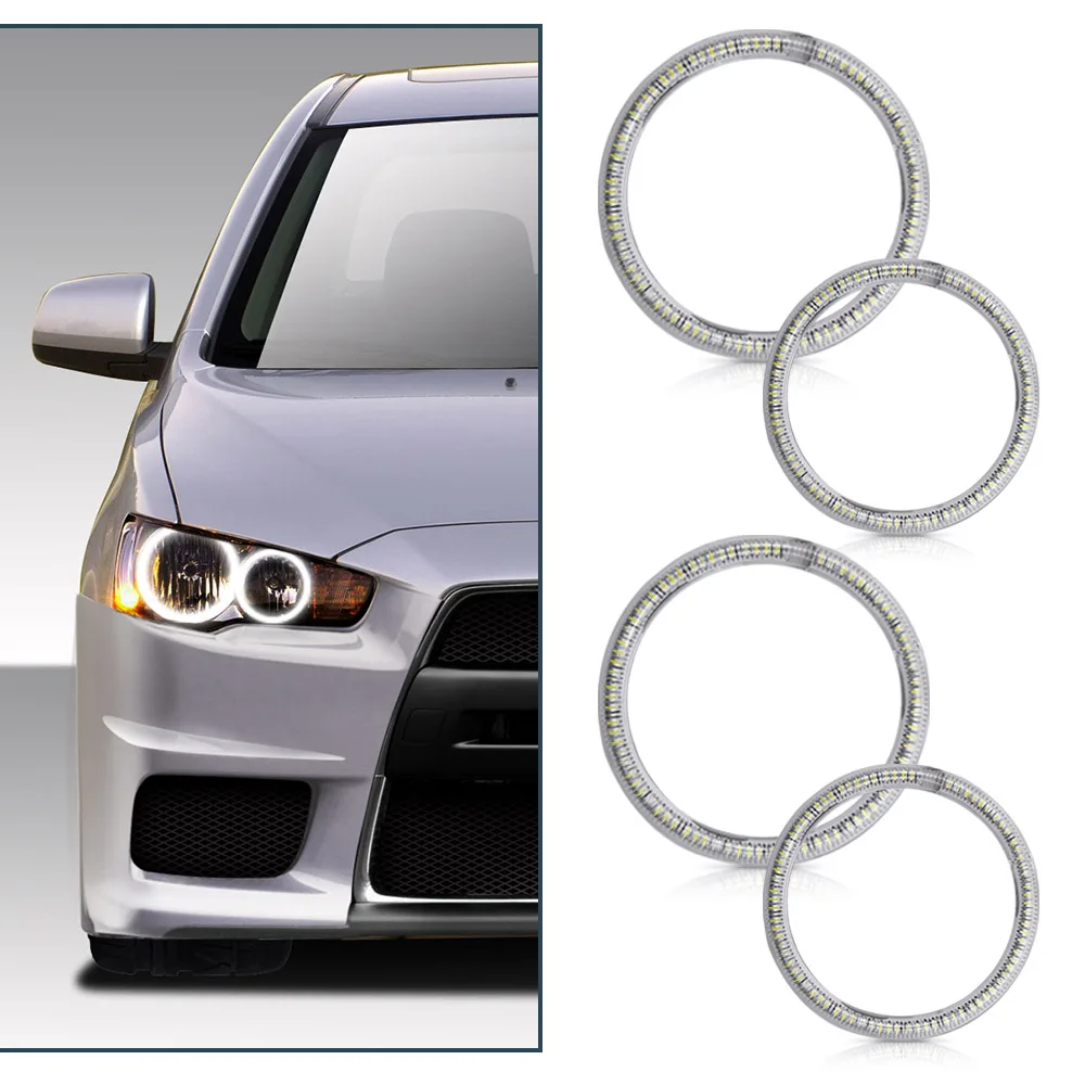 4PCS-Led-Halo-Ring-Light-Angel-Eyes-kit-for-Mitsubishi-Lancer-non ...
