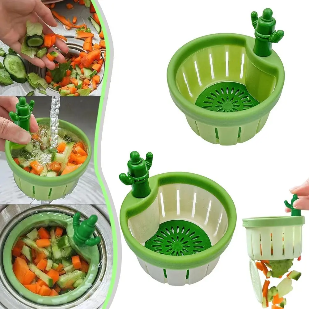 1-2pcs-Leakage-proof-Cactus-Kitchen-Sink-Drain-Strainer-Food-Waste ...