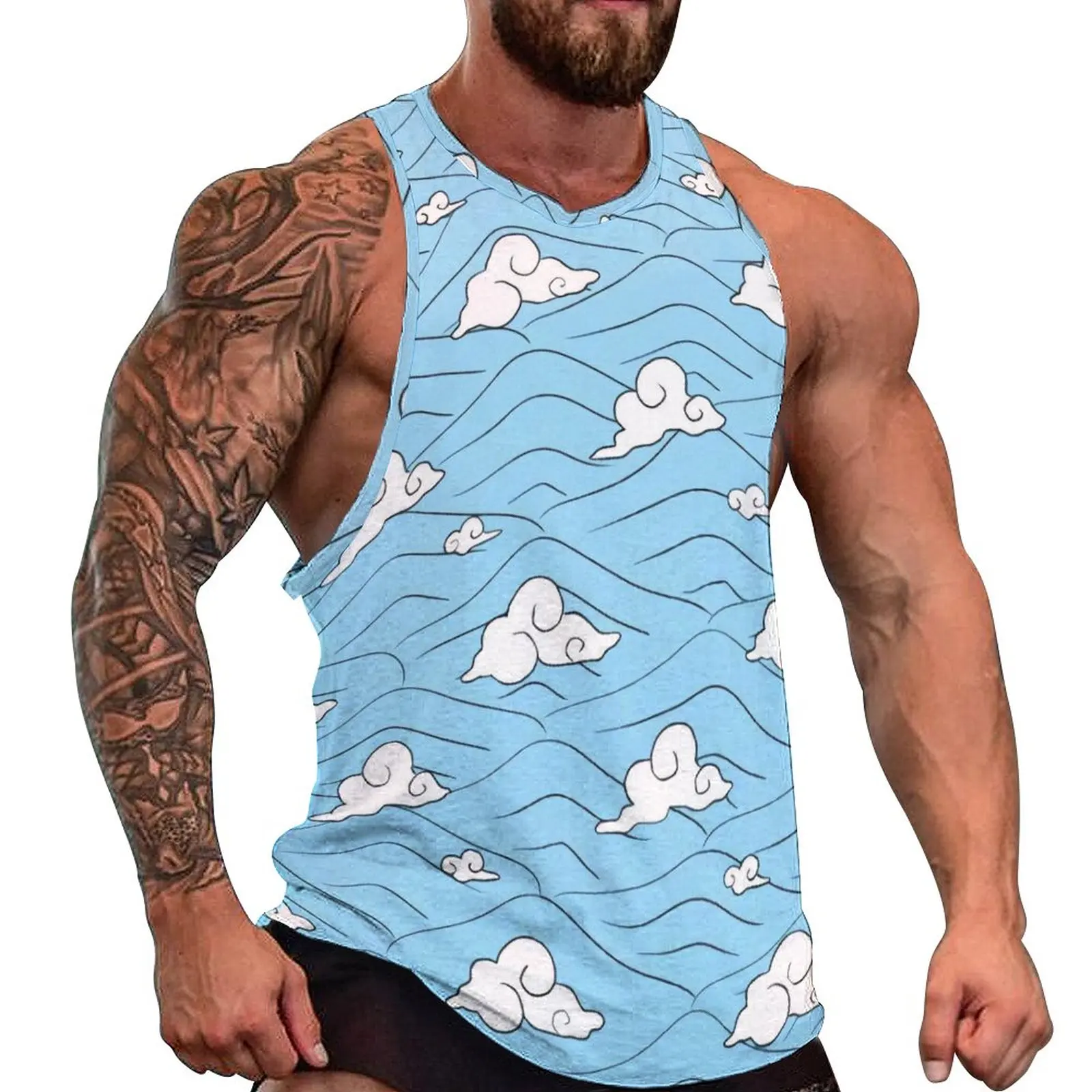 Tanjiro-Kamado-Wave-Tank-Top-Cosplay-Anime-Kimetsu-No-Yaiba-Demon ...