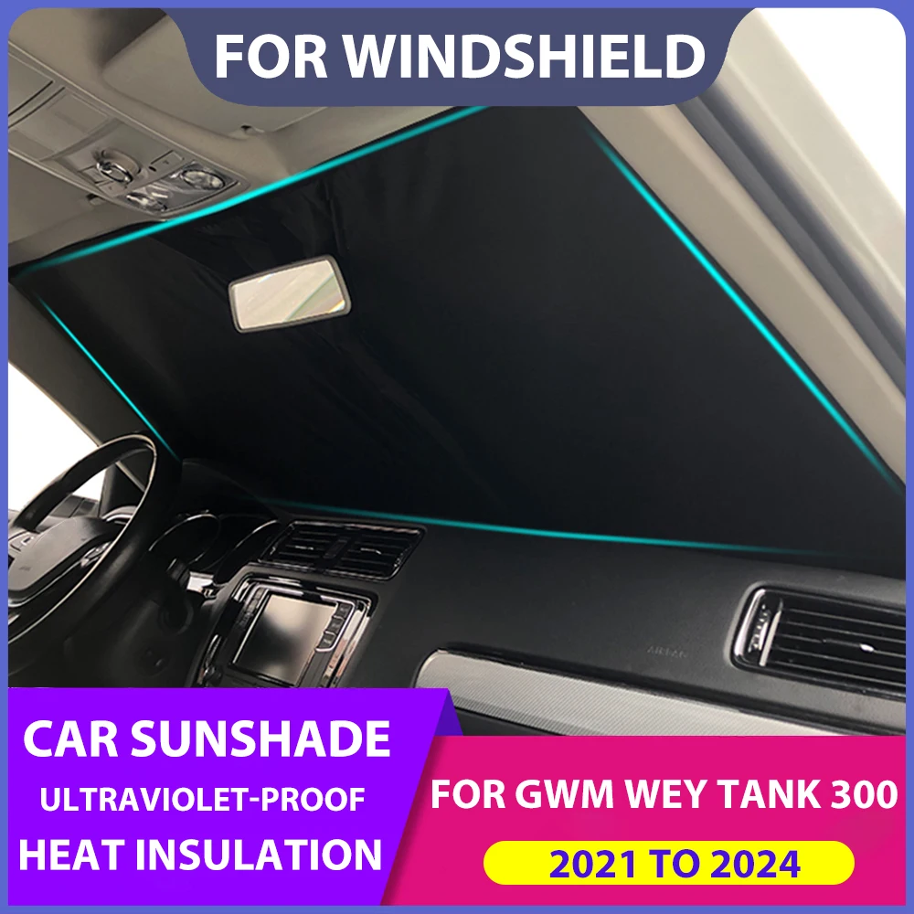 Front-Car-Summer-Windshield-Sunshades-For-GWM-Wey-Tank-300-2021-2022 ...