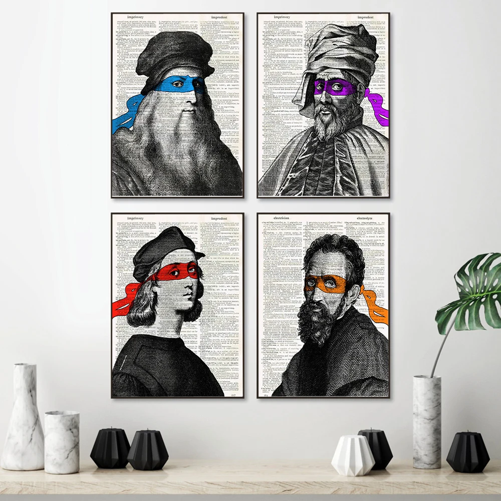 Renaissance Artist Donatello Raphael Leonardo Michelangelo