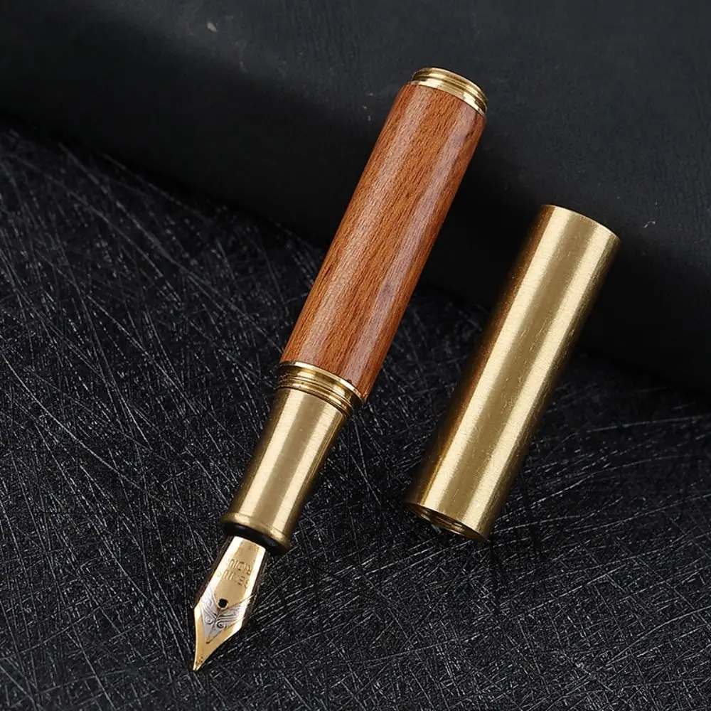Sandalwood Mini Pocket Wood Fountain Pen Exquisite Smooth Writing ...