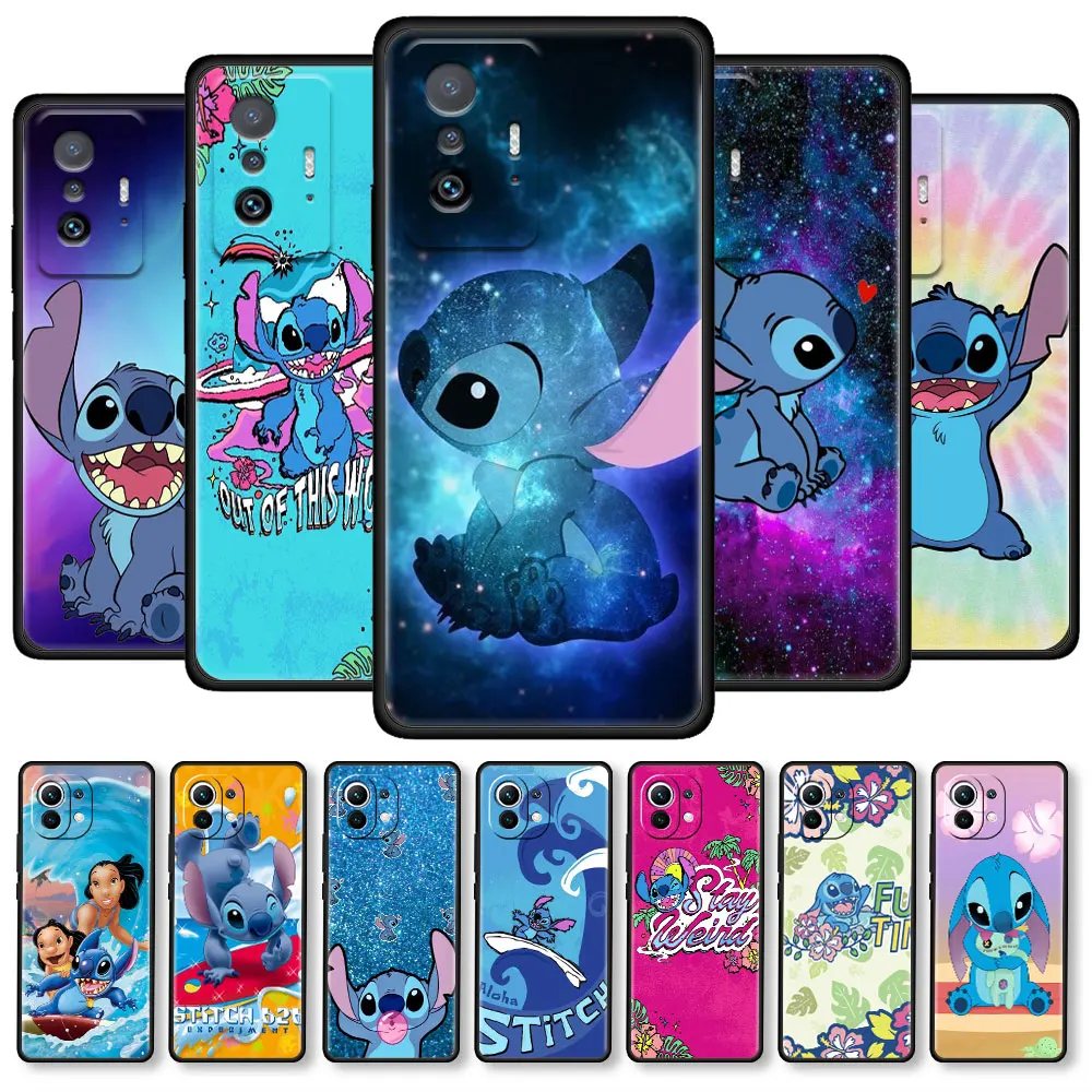 Funda de dibujos animados Lilo Stitch para Xiaomi Mi 11 Lite 5G NE 11T ...