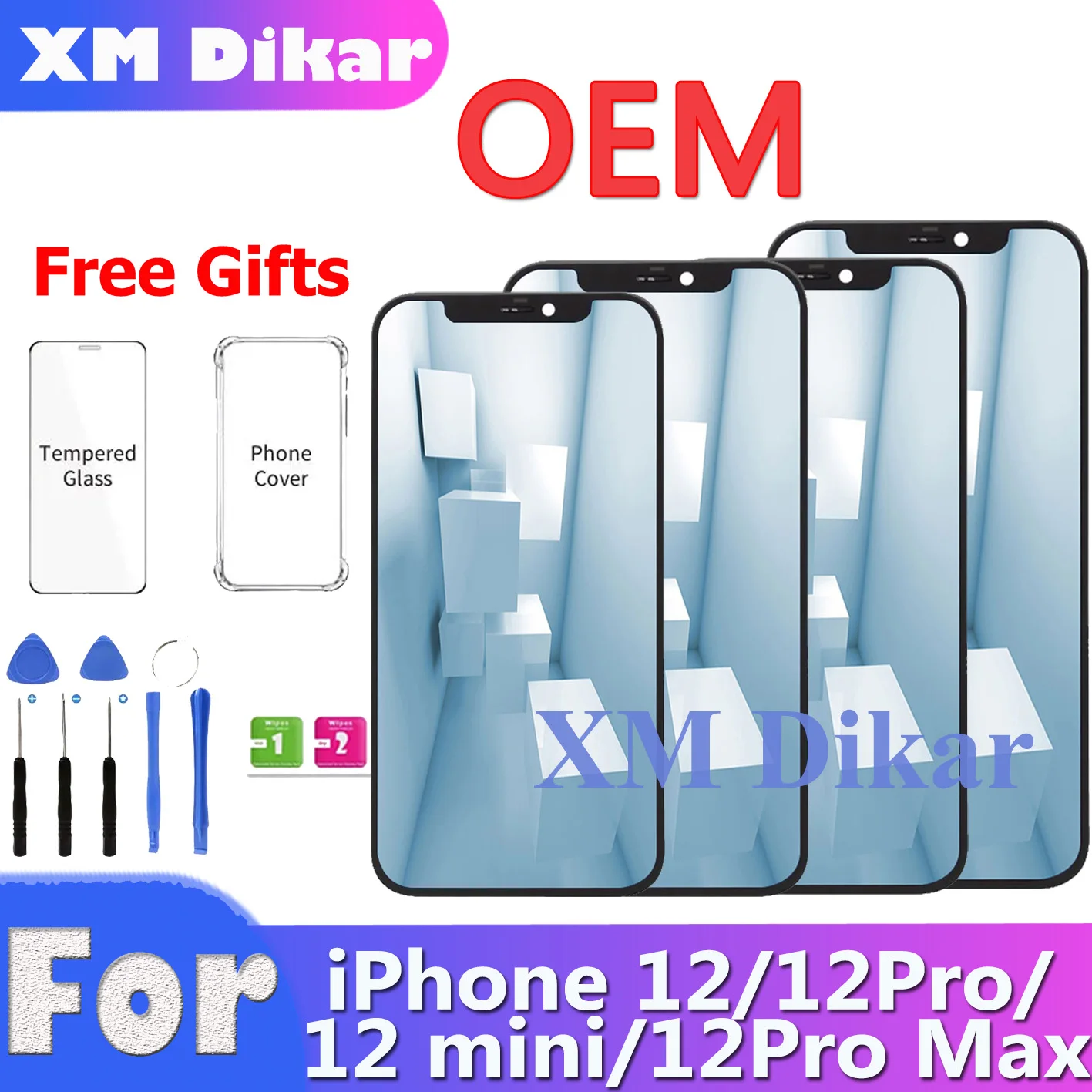 100-OEM-New-LCD-For-iPhone-12-Pro-max-12-mini-Display-Touch-Screen ...