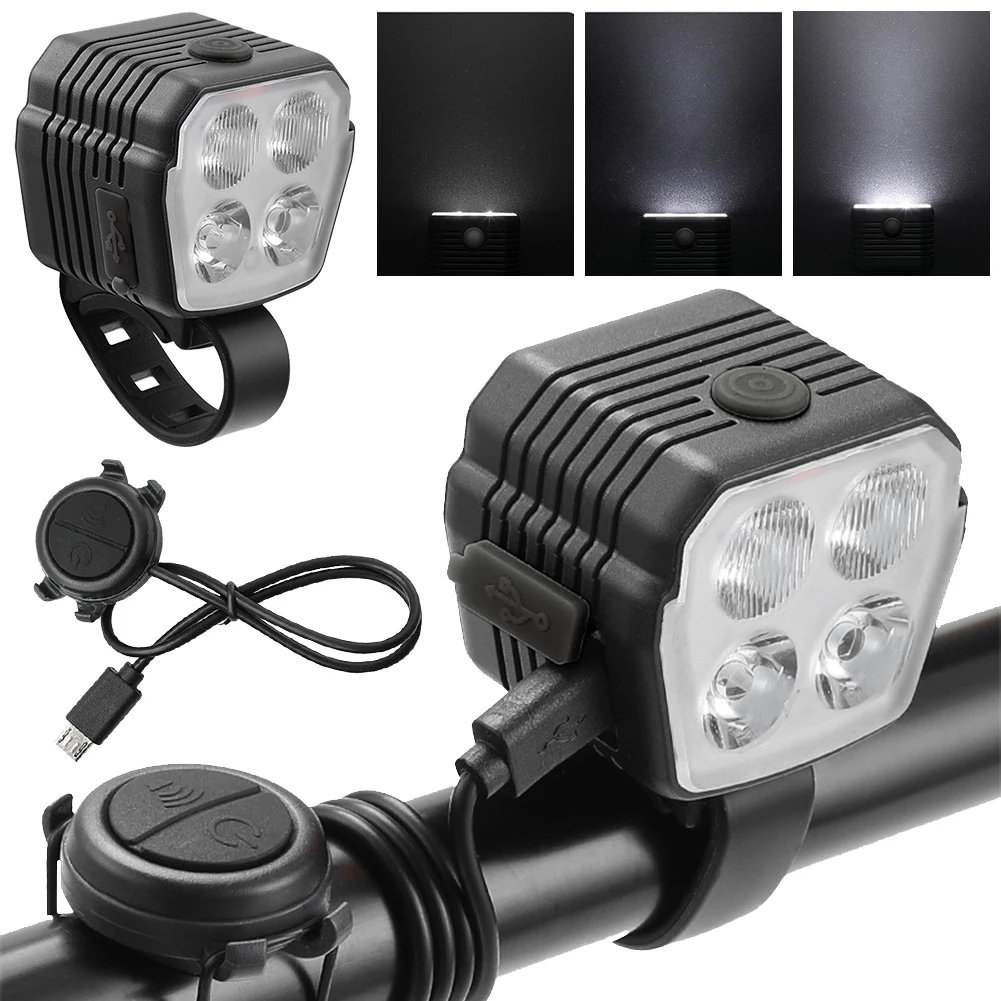 LED-Bike-Front-Light-Front-Bike-Headlight-USB-Charging-with-Horn ...