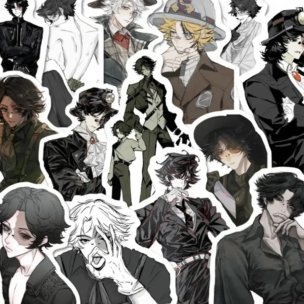10/62Pcs Horror Game Identity V Stickers Norton Campbell Q Version ...